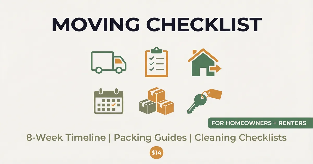 Moving Checklist Google Sheets: How to Track Your Move Digitally | Home ...